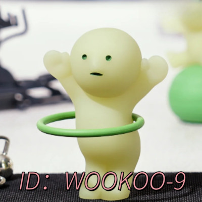 Fitness Series - hula hoop Smiski - Authentic Designer Glow in the dark ...