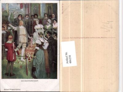 486238,M. Munk Vienne 984 Künstler Ferd. Leeke Meistersinger Richard ...