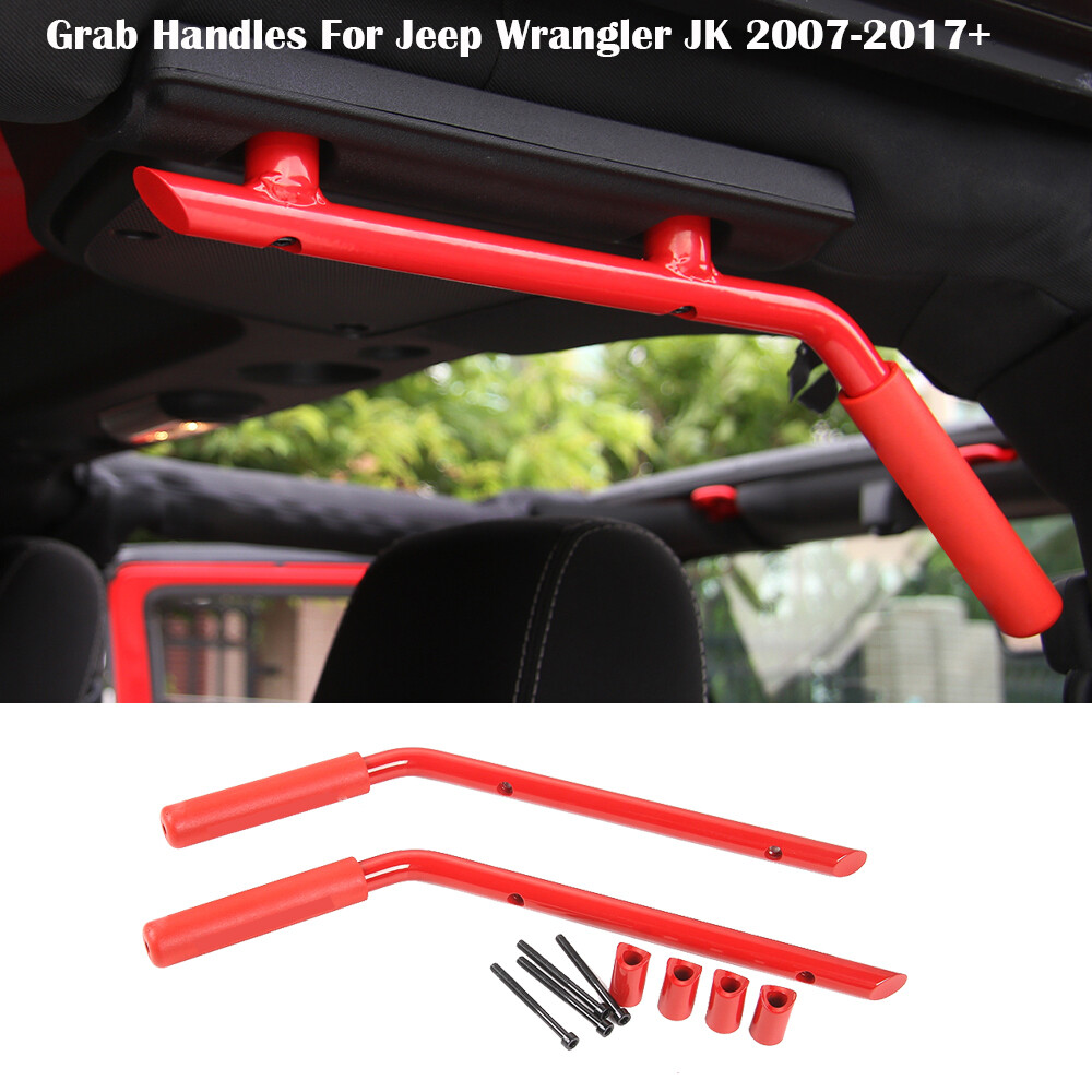 Rear Hand Mount Grab Handle Bar for Jeep Wrangler JK 2007-2017 Roll Bar ...