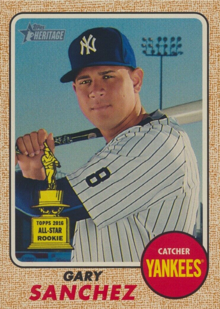 2017 Topps Heritage - Gray Back #444 Gary Sanchez /10 for sale online ...