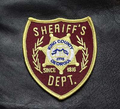 The Walking Dead King County Georgia Sheriff's Dep. Embroidered Patch 3 ...