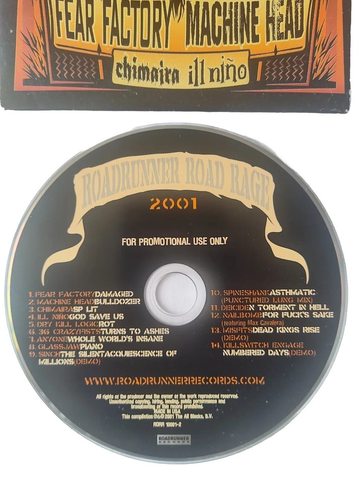 Vintage Roadrunner Cd Various Metal Bands Sampler Vintage Cd Fear ...