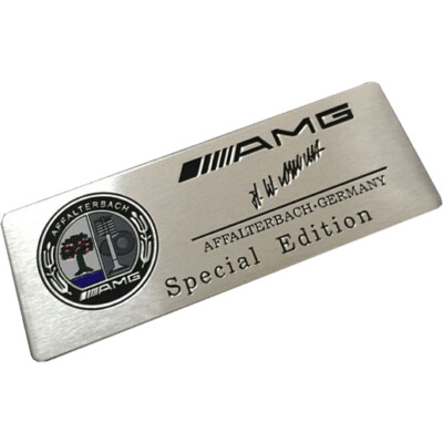 1Pcs AMG Tree BADGES Decal Emblems Adhesive Sticker Fenders For All ...