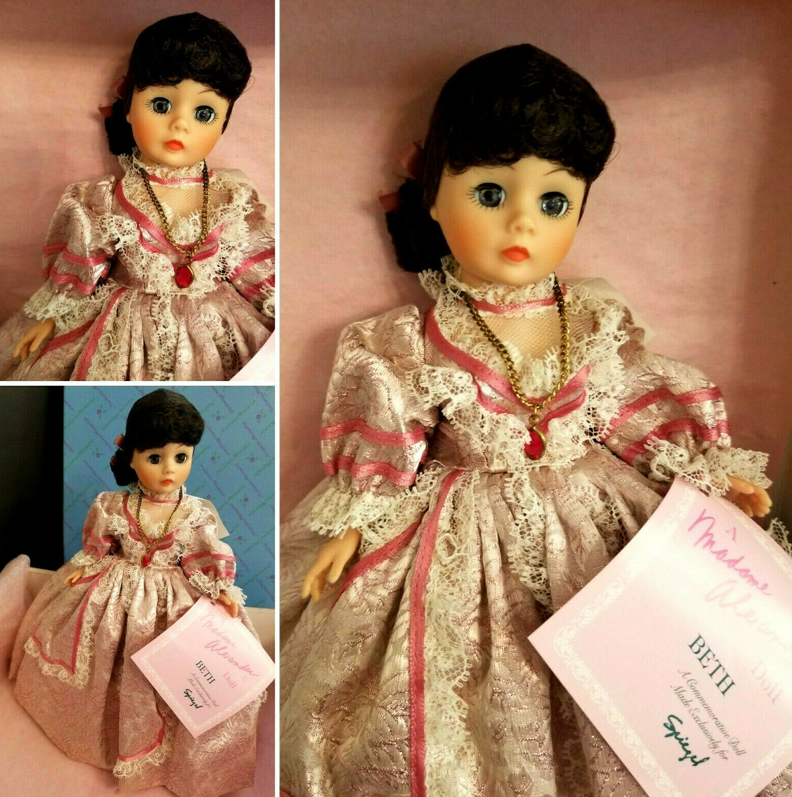 MADAME ALEXANDER Beth Doll Exclusive Limited Edition Spiegel NIB 1990 ...