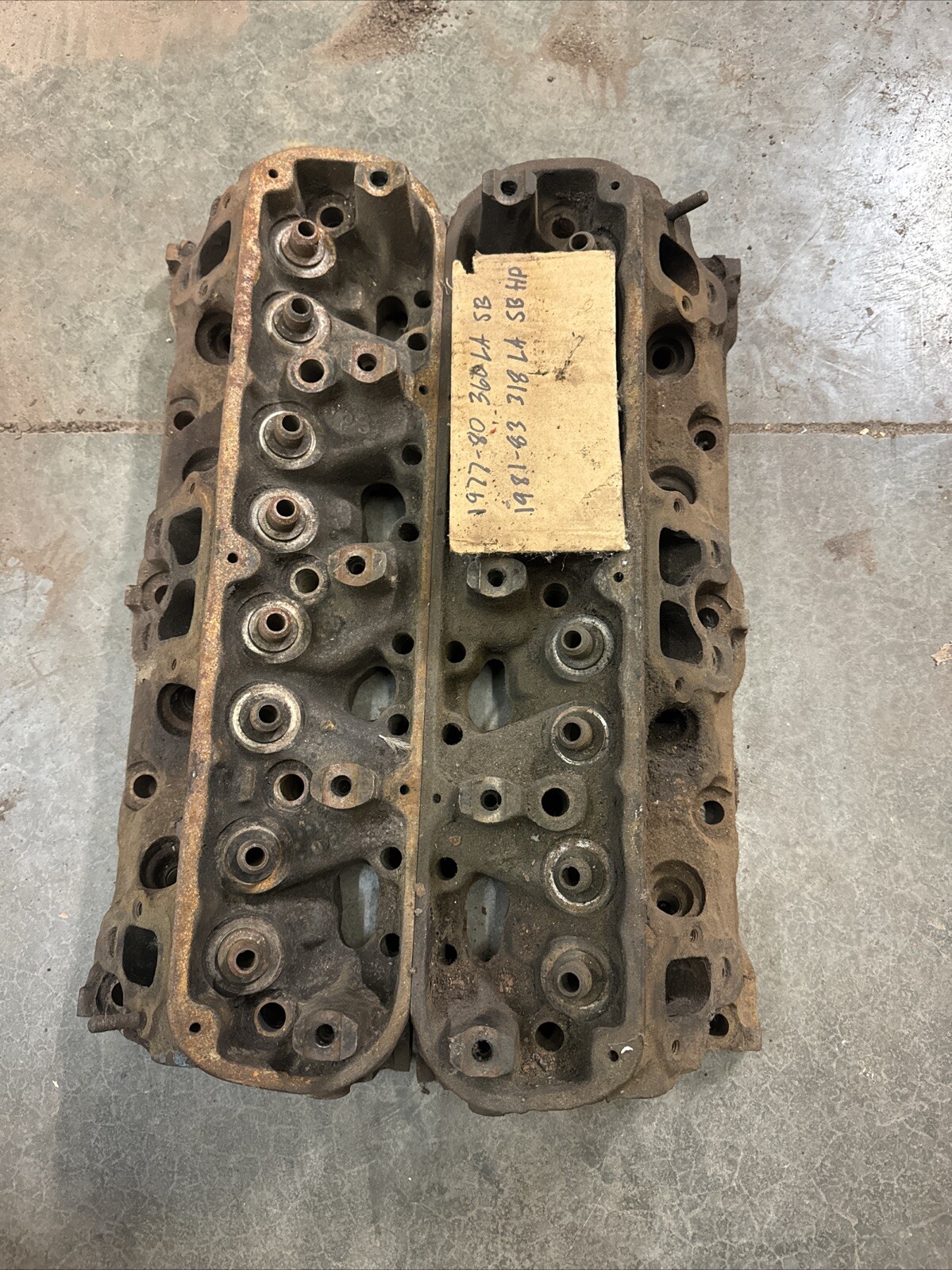 1977-80 360, 1981-83 318 Small Block Mopar Chrysler Dodge Cylinder ...