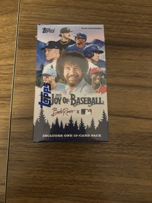 2025 TOPPS x BOB ROSS The Joy of Baseball Happy Little Box (10 Cards ...