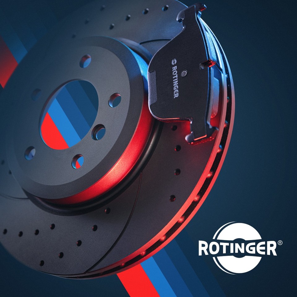 Rotinger Sport Brake Disc Set, Rear Ventilated For Hyundai Tucson ...