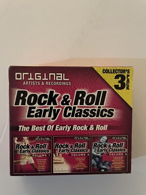 Rock & Roll Early Classics Collector’s 3 Pack CD Original Artists ...