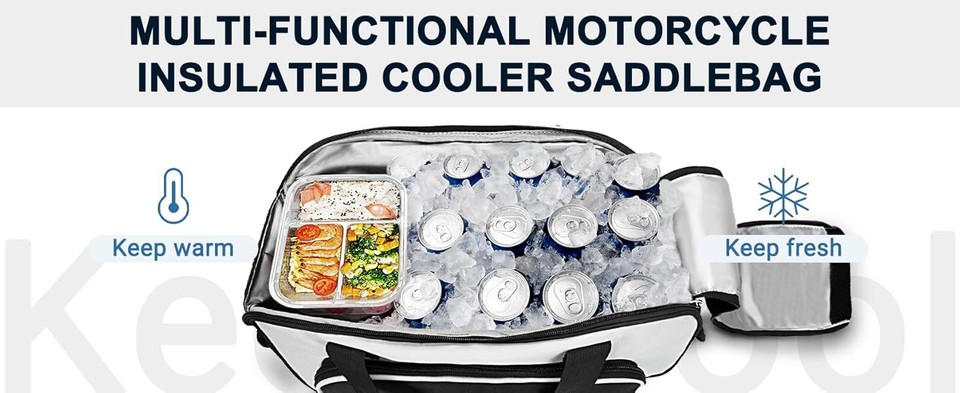 With 1 Shoulder Strap Motorcycle Cooler Bag Insert Cooler with Hard ...