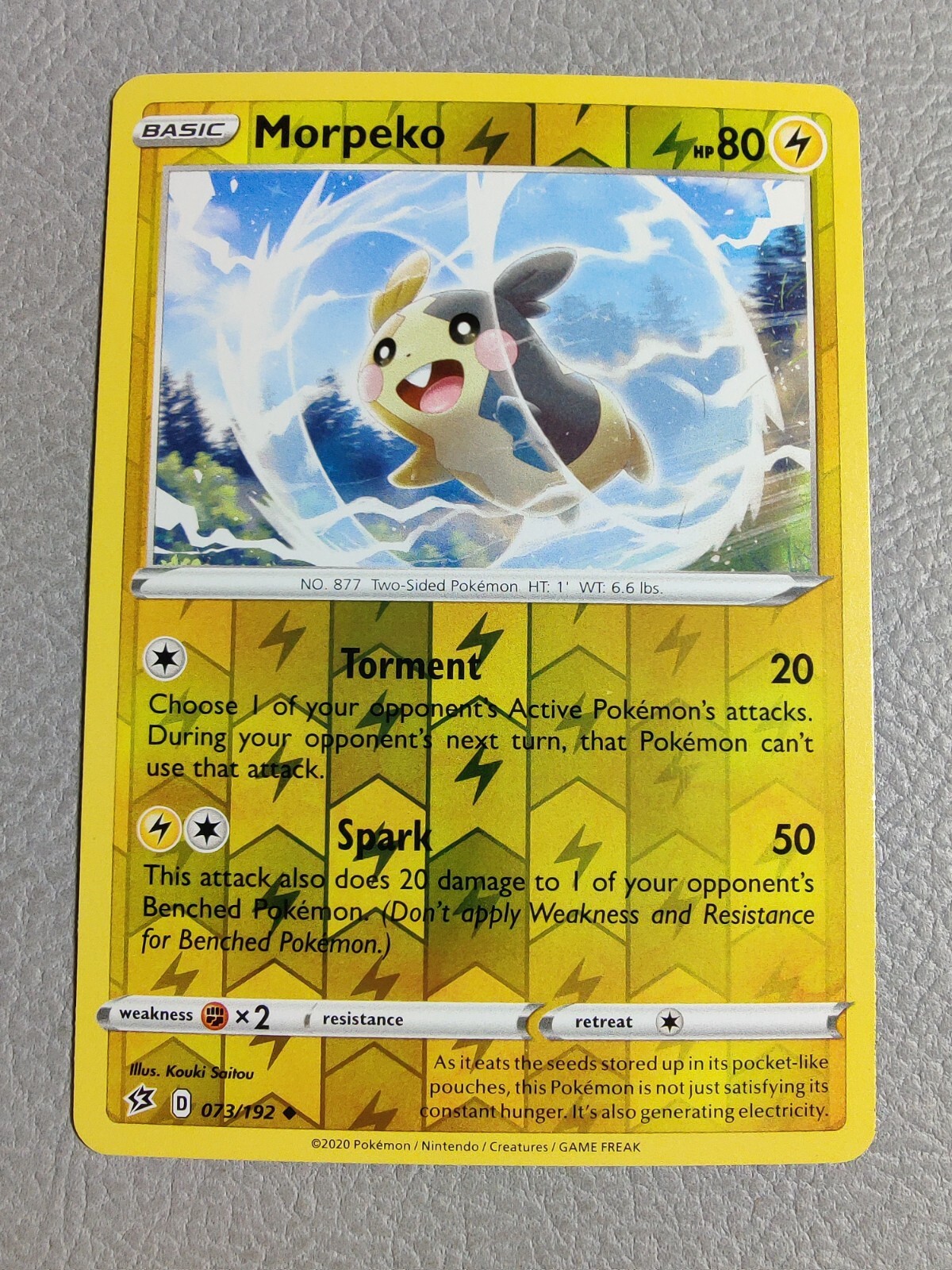 Morpeko Reverse Holo | NM/M | SWSH Rebel Clash 073/192 | Pokemon | eBay