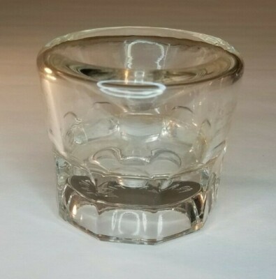 Vintage "PRACTICAL" Clear Glass Safety Inkwell Funnel-Top Inkwell ...