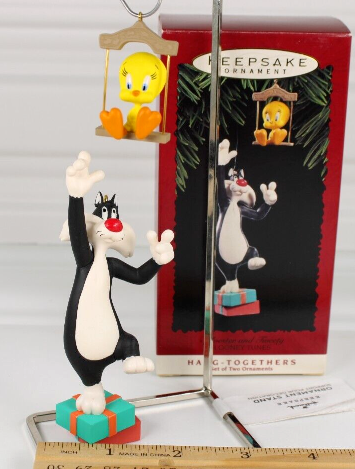 HALLMARK SYLVESTER AND TWEETY BIRD SET OF 2 VINTAGE LOONEY TUNES ...