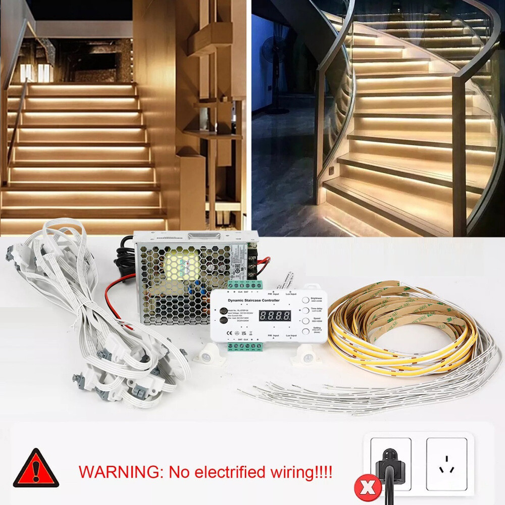 Automatic Led Stair Lighting Are Dark Stairs Causing You Concern? Our