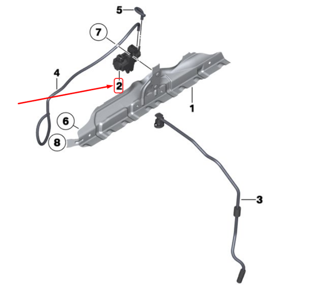BMW 3 F30 Turbocharger Pressure Converter 11747649407 7649407 Genuine ...