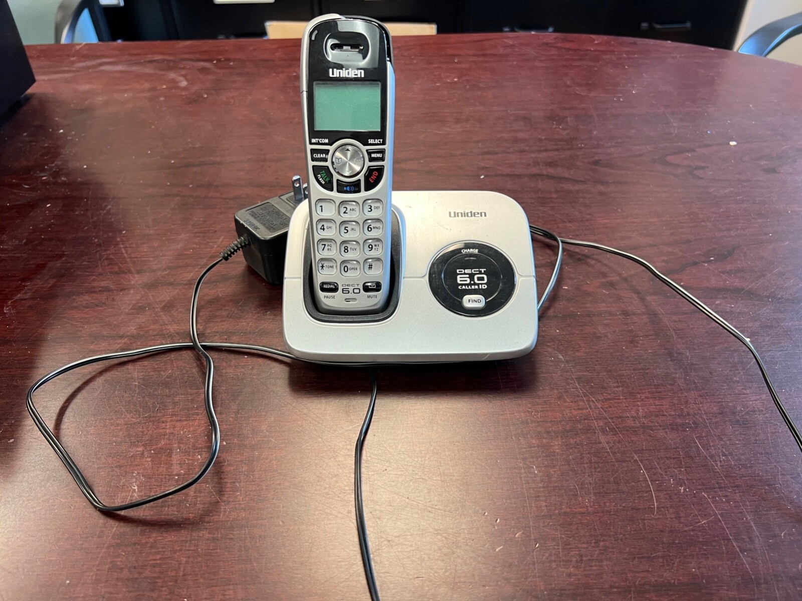Uniden DECT1560 Cordless Telephone DECT 6.0 Base, Handset Battery ...
