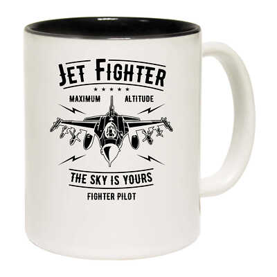 Jet Fighter Maximum Altitude Plane - Funny Novelty Coffee Mugs Mug ...