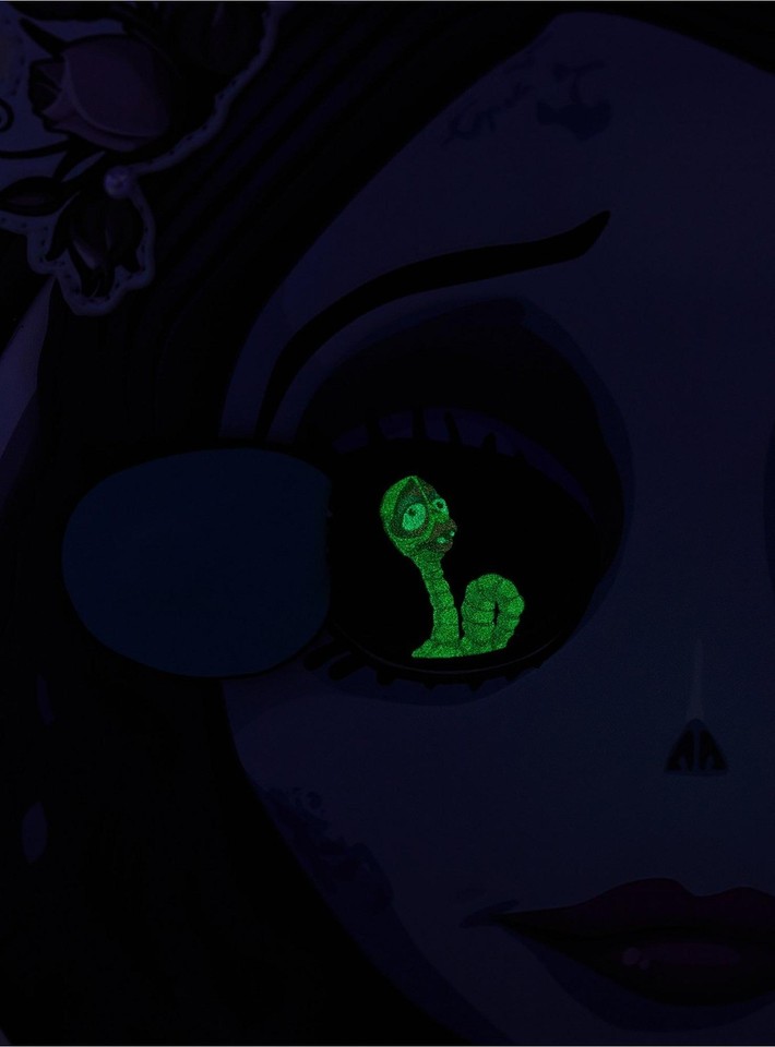 Loungefly Corpse Bride Emily Glow-in-the-Dark Figural Crossbody Bag | eBay