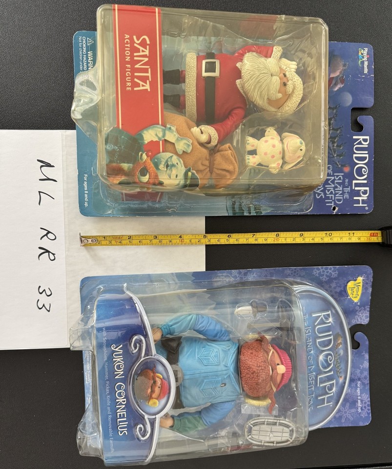 Rudolph Reindeer Fat Santa Claus / Yukon Cornelius Lot 33 Memory Lane ...