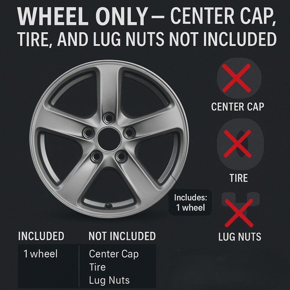 Wheel 16x7 Alloy 10 Spoke 5 Split Spokes Fits 12-14 16-18 FOCUS 392927 ...