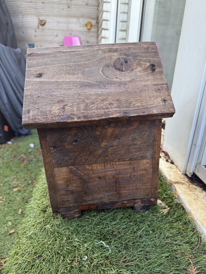 Handmade Brid House With Walnut Finish | eBay UK