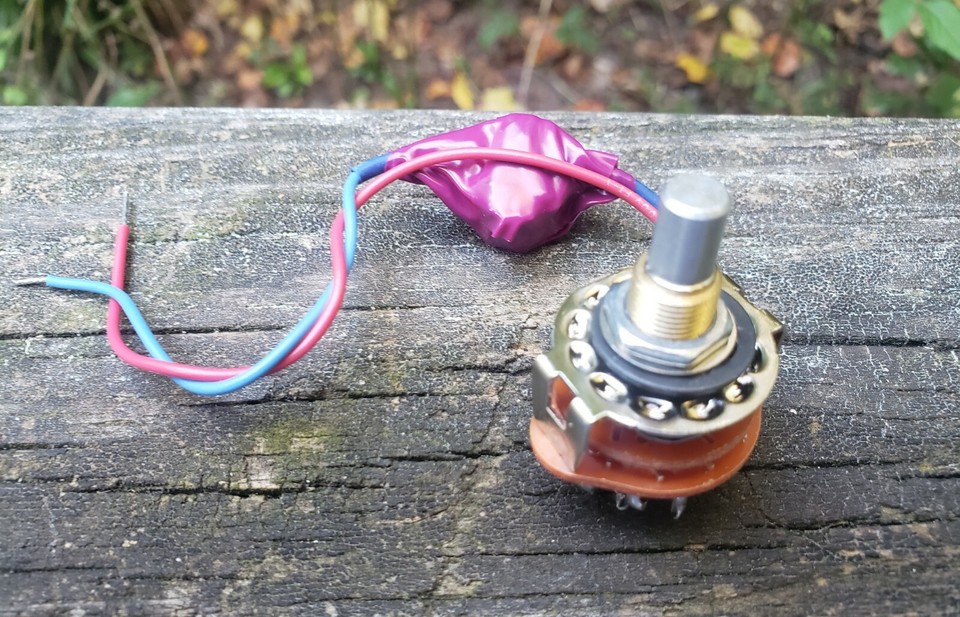 Varitone for Bass 6 way Alpha rotary switch with Choke and knob ...