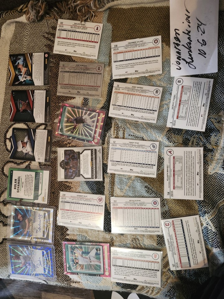 MLB LOT AUTOGRAPH SERIAL NUMBER CARD | eBay