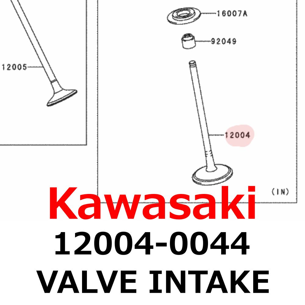 【NEW】Kawasaki Genuine 2011-2016 Ninja ZX-10R VALVE INTAKE 12004-0044 | eBay