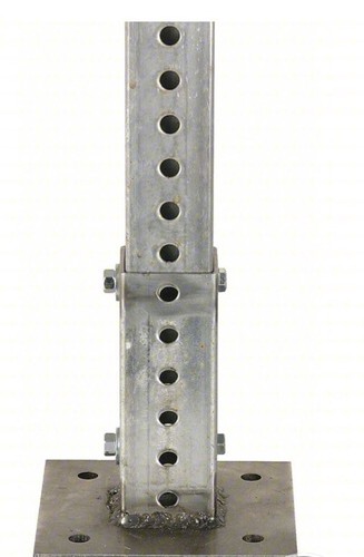 Anchor for Square Post: 2 in x 2 Sign Post Size Compatible , 4 Anchor ...