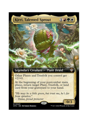 Magic the Gathering MTG OTC Kirri, Talented Sprout 43 Regular Near Mint ...
