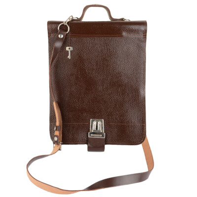 Original Czech Army Brown Leather Map Case Leather Folder Bag Military ...