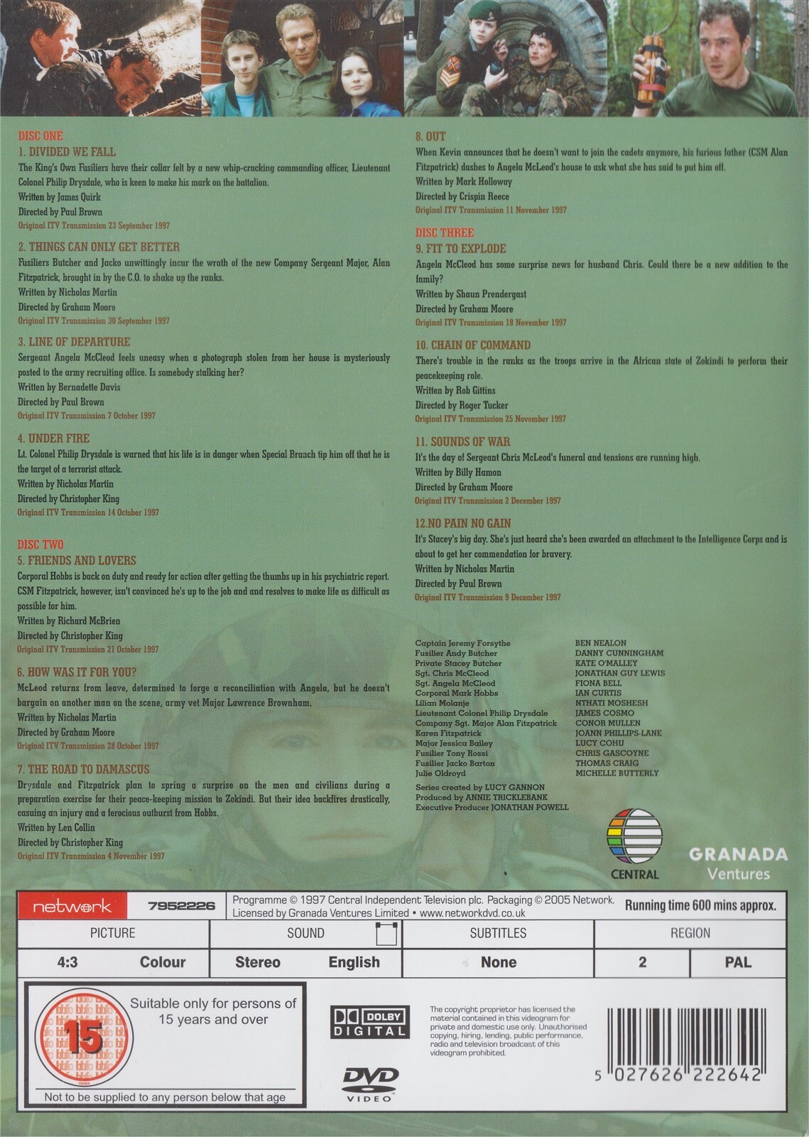 Soldier Soldier - The Complete Series 7 (Box Set) (DVD, 2005) for sale ...