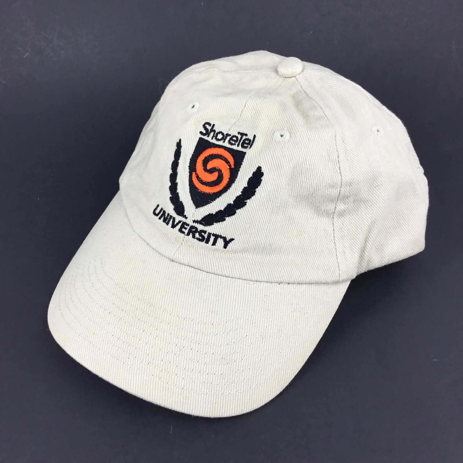 ShoreTel University Tan Baseball Cap Hat Adj. Mens Me… - Gem