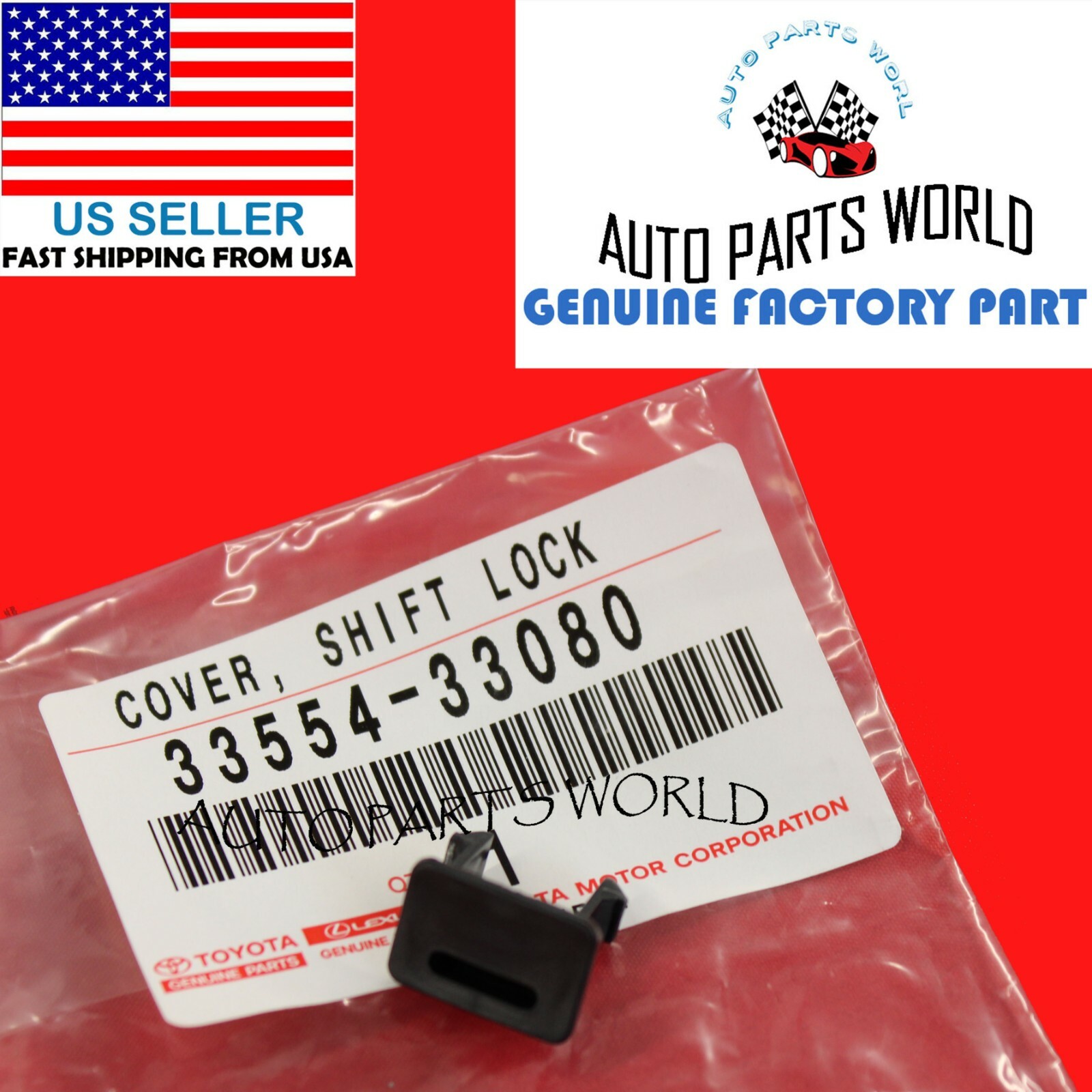GENUINE OEM LEXUS 07-12 ES350 ATM SHIFT LOCK RELEASE BUTTON COVER 33554 ...