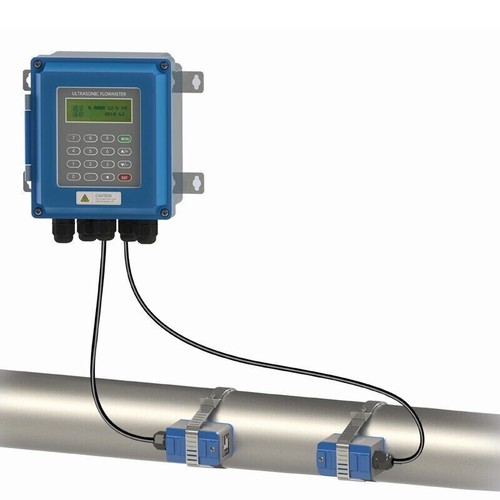 TUF-2000B +TM-1 Wall Mounted Ultrasonic Flowmeter Digital Flow Meter ...