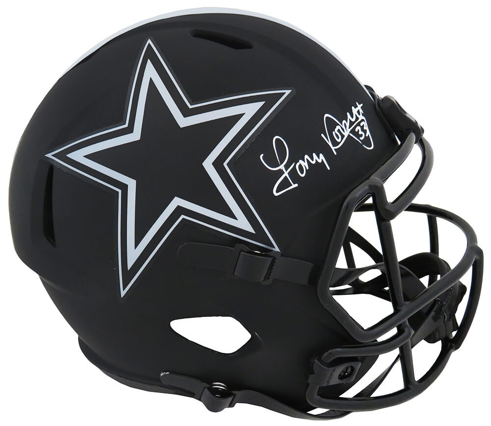 Tony Dorsett Signed Dallas Cowboys ECLIPSE Riddell F/S Replica Helmet ...