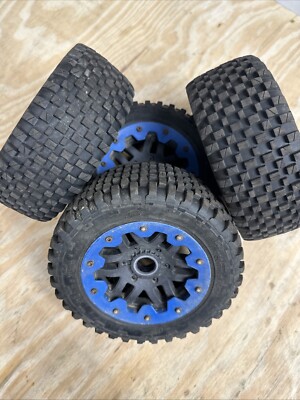 Losi 5ive-T Tires 2.0 1/5 Scale 4x4 Desert Truck Tires & Beadlock ...