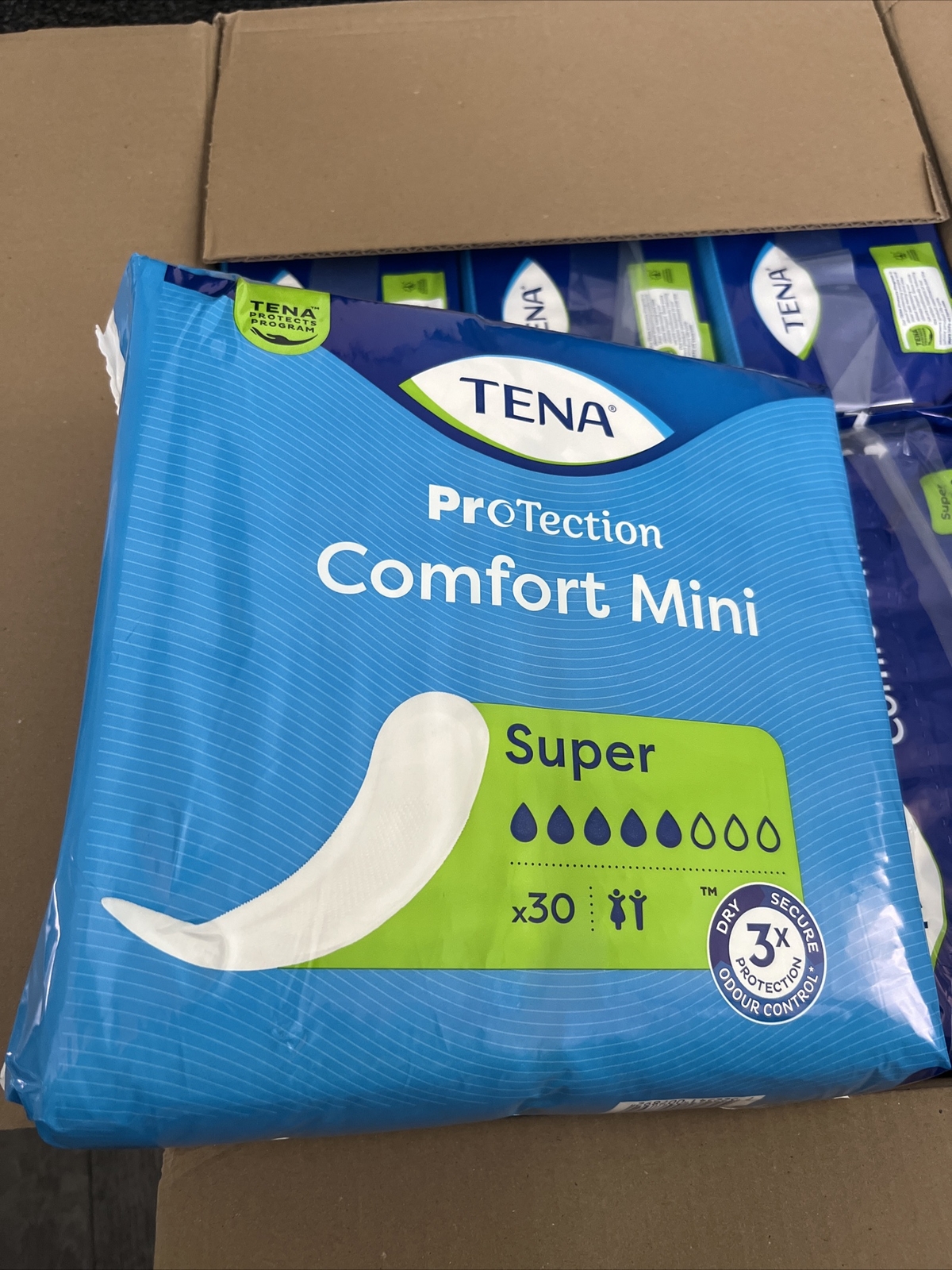 TENA Comfort Mini Super - Pack of 30 Incontinence Pads 7322541007892 | eBay