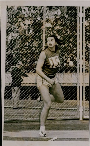 LG776 1964 Original Photo OLGA FIKOTOVA CONNOLLY Olympic Gold Hammer ...