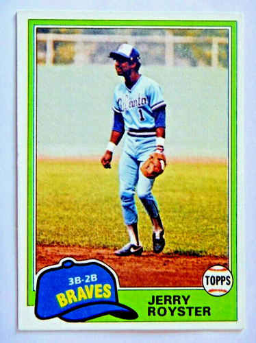 Jerry Royster #268 Topps 1981 Baseball Card (Atlanta Braves) | eBay