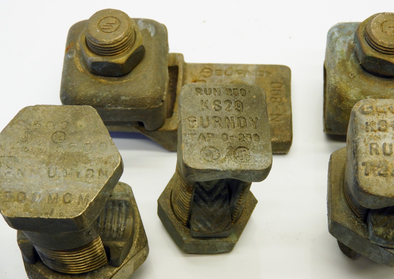 *Lot of 12 pcs* Electrical Split Bolt Connectors & Grounding Lugs ...