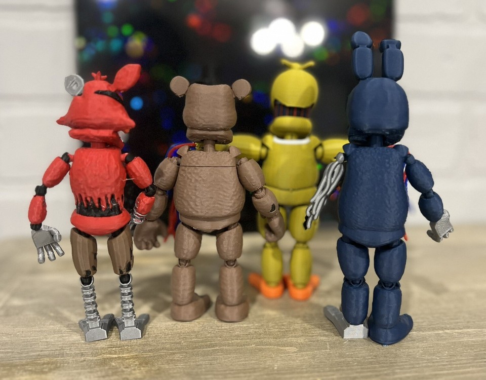 WITHERED BUNDLE! Articulating Color FNAF Five Nights At Freddy’s ...