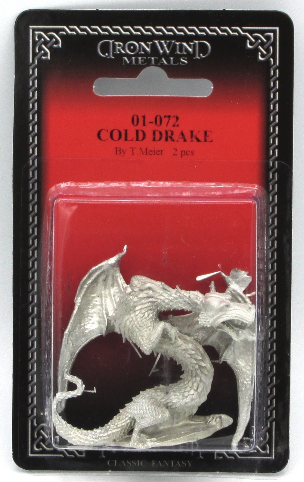 RAL Partha 01-072 Cold Drake Frost Dragon Winged Ice Wyrm 25mm Fantasy ...
