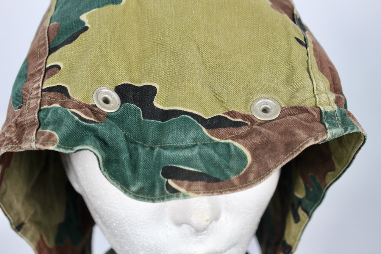 Vtg Men's 50s Belgian Army Hood for Camo Field Jackets - Jigsaw Camo ...