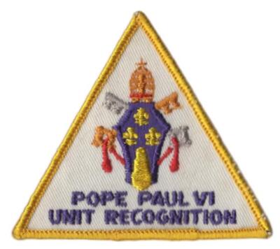 Pope Paul VI Unit Recognition BSA Patch YL Bdr. [VA-4138] | eBay