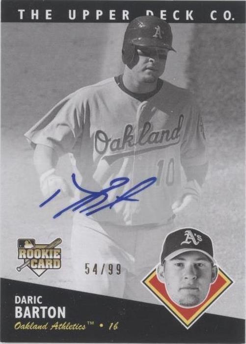 2008 Upper Deck Timeline - Daric Barton #174 Autographs /99 (AU) for ...