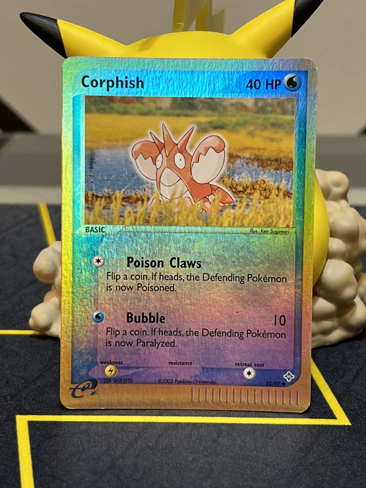 Pokémon TCG ~ Corphish ~ EX Dragon 52/97 Reverse Holo Common : NM / LP ...