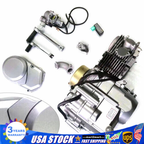 140cc 4 Stroke Engine Motor For Pit Dirt Bike Honda CRF50 4 Speed CDI ...