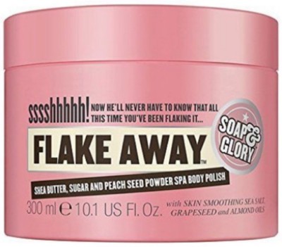 Soap & Glory Flake Away Shea Butter, Sugar and Peach Seed Powder Spa ...