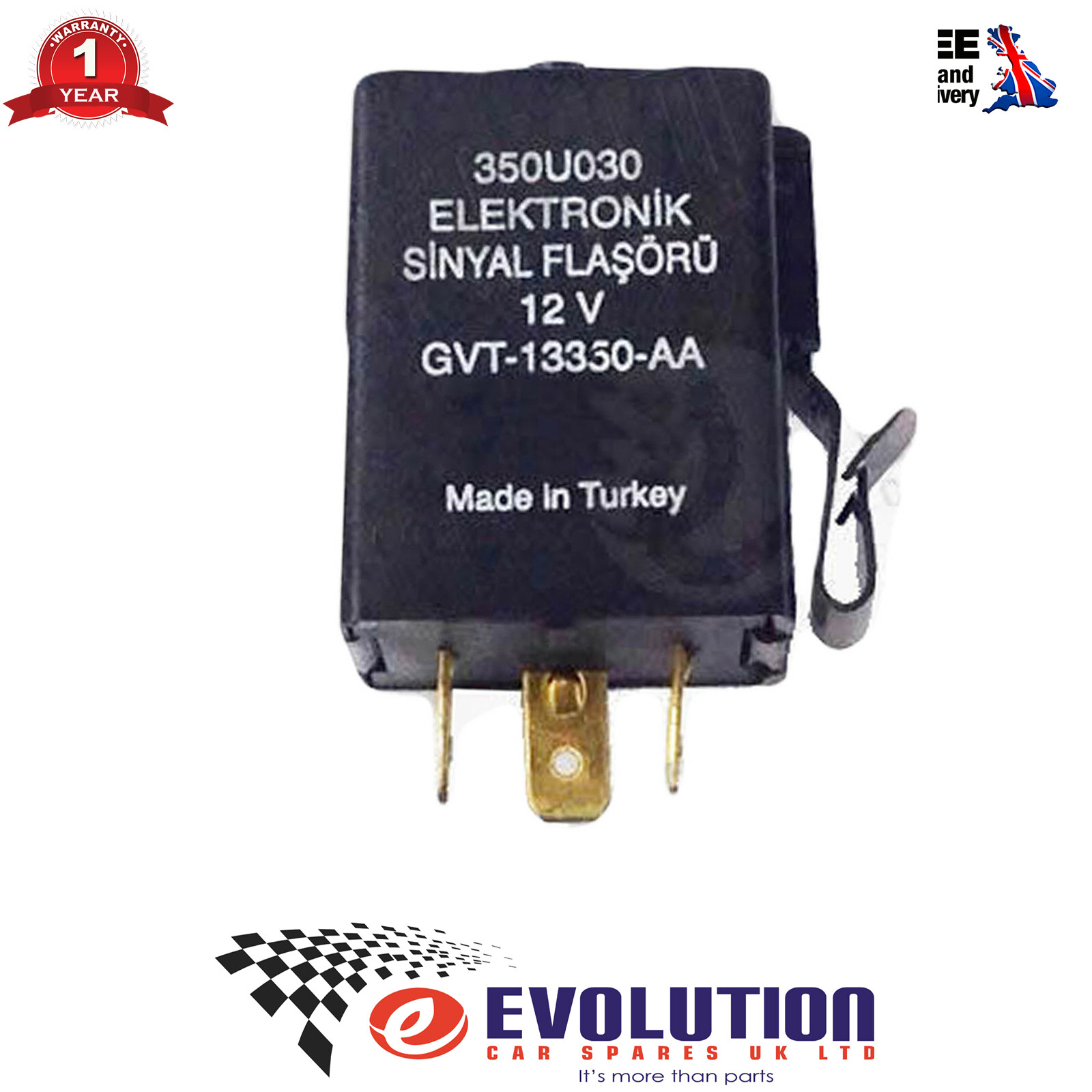 Indicator Flasher Relay Switch Fits Ford TRANSIT Mk6 Mk7 Connect ...