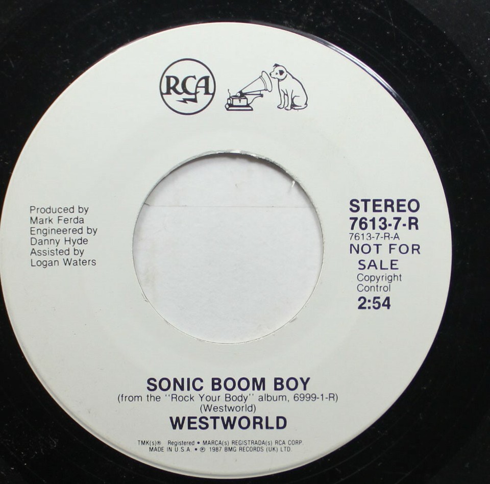 Rock Promo 45 Westworld - Sonic Boom Boy / Sonic Boom Boy On Rca | eBay